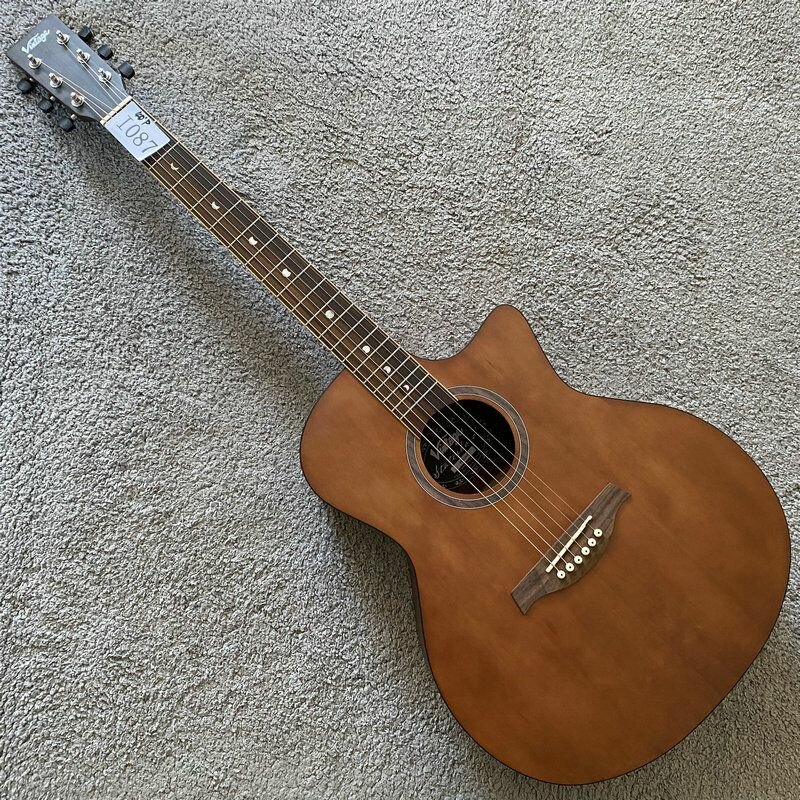 40 дюймов акустическая гитара Vintage (Великобритания) ретро-стиль, ситк-спансетс, махагони, Тайвань