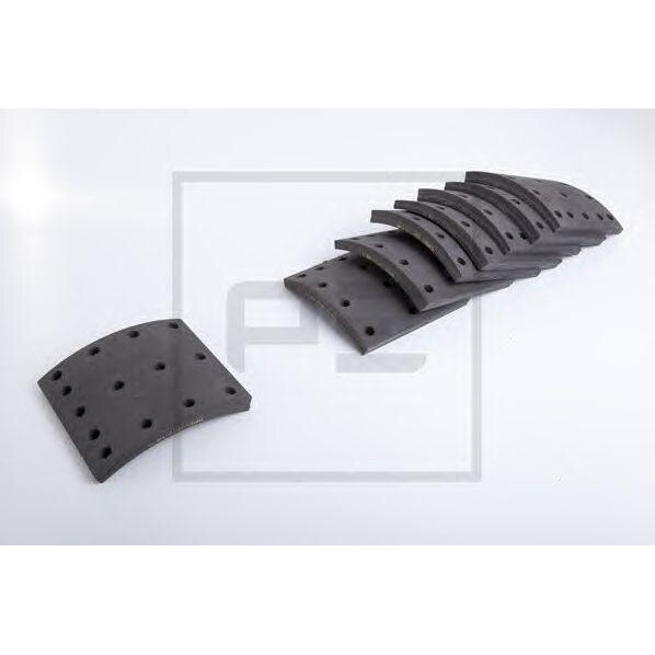 Комплект тормозных башмаков, барабанные тормоза, PE 086.173-00A (1 шт.)