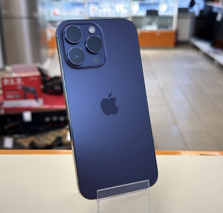 Смартфон Apple iPhone 14 Pro Max 256 ГБ, Dual nano SIM, глубокий фиолетовый,Б/У,уценка