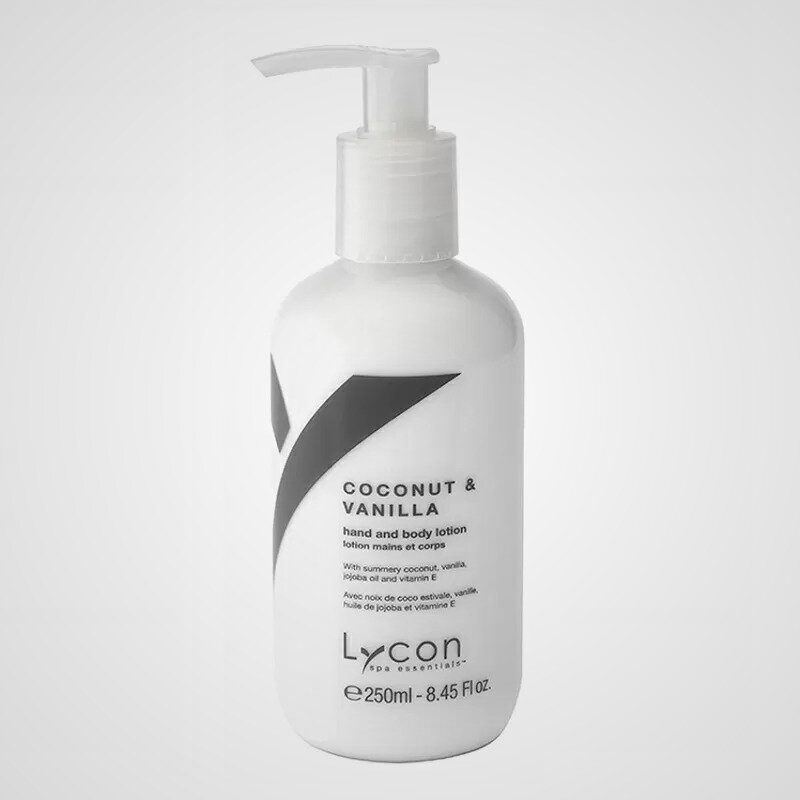 Лосьон для рук и тела кокос ваниль 250 мл Lycon Coconut & Vanilla Hand & Body Lotion Лосьон 250 мл
