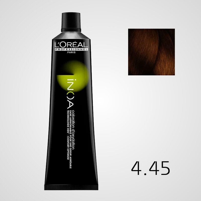 Краска для волос Inoa 4.45 60 гр L'Oreal Professionnel Inoa 4.45 60GRM V150 Краска 60 гр