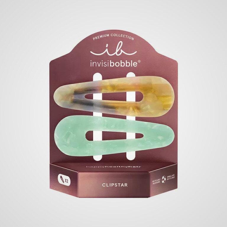 Заколка CLIPSTAR PREMIUM Rainbow Carousel 2 шт INVISIBOBBLE CLIPSTAR PREMIUM Rainbow Carousel Заколка 2 шт