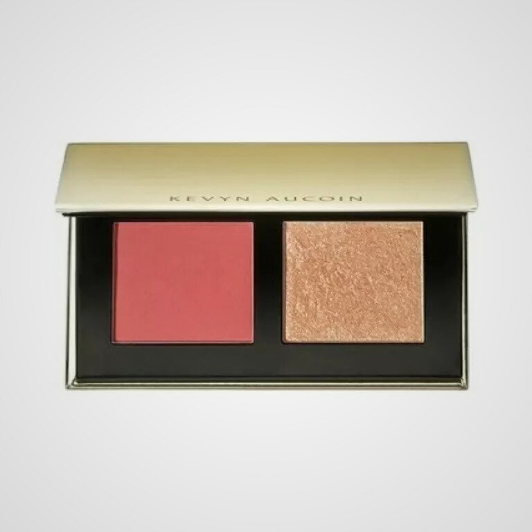 Палетка DUO для путешествий румяна + хайлайтер The Art of Blush & Glow- Pink KEVYN AUCOIN The Art of Blush & Glow-Pink Палетка 1 шт