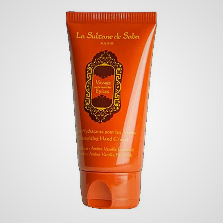 Увлажняющий крем для рук аюрведа 50 мл La Sultanе De Saba Moisturirizing Hand Cream Amber Vanila Pachouli Крем 50 мл