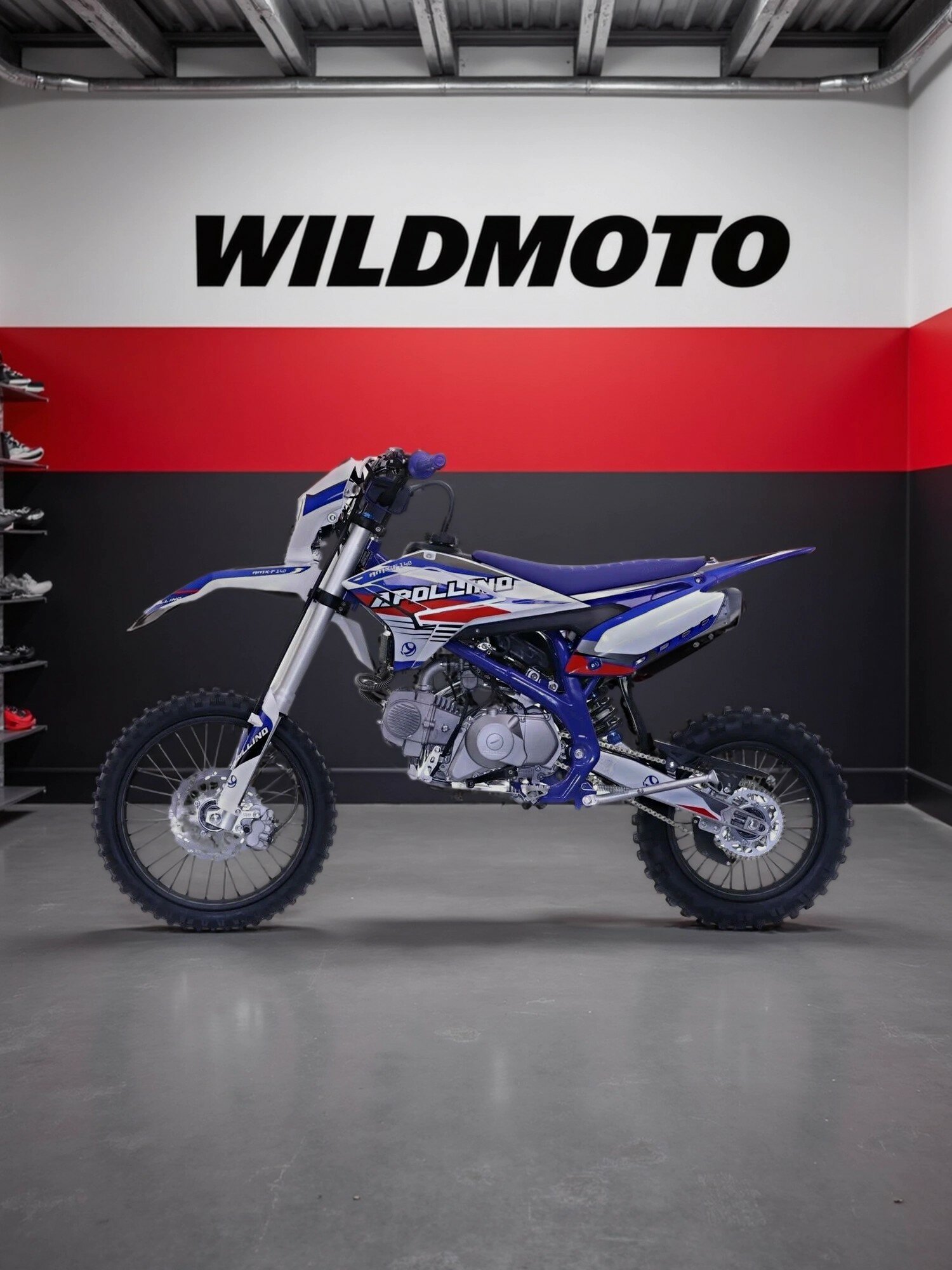 Питбайк Yacota Apollino AMX-F, 140сс, , 4-тактный, с электростартером