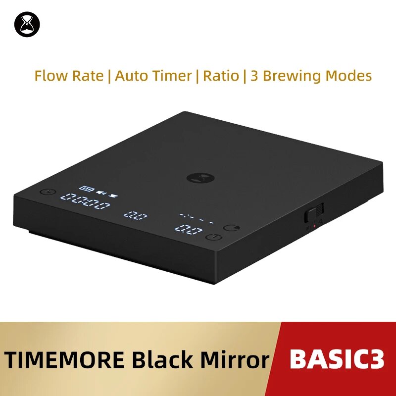 TIMEMORE Black Mirror BASIC3 цифровые весы для эспрессо BASIC3 Black — фото 1