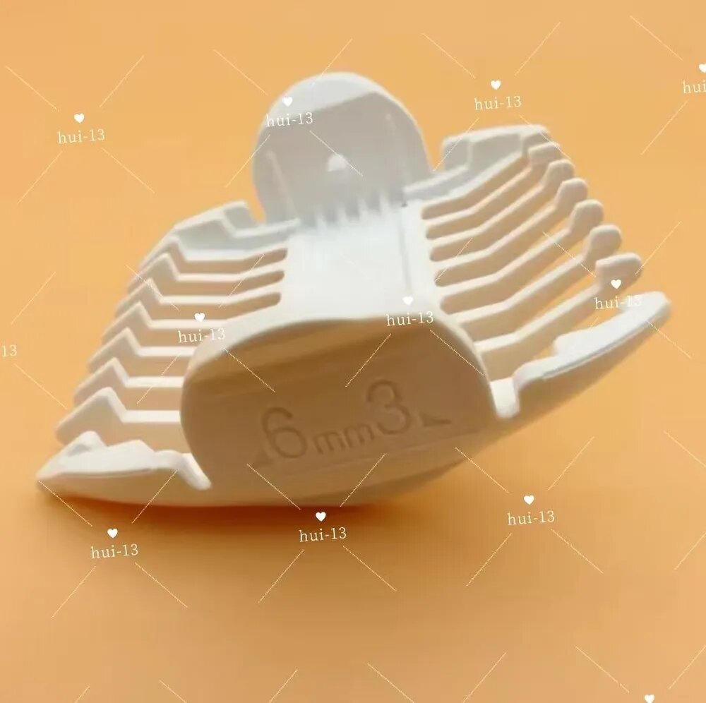 Парикмахерские инструменты 3-6 мм аксессуары (расческа для стрижки волос), 1 шт, белые.