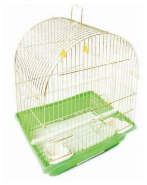 Triol Клетка для птиц, золото, 35*28*46см (4000G) 1.3 кг