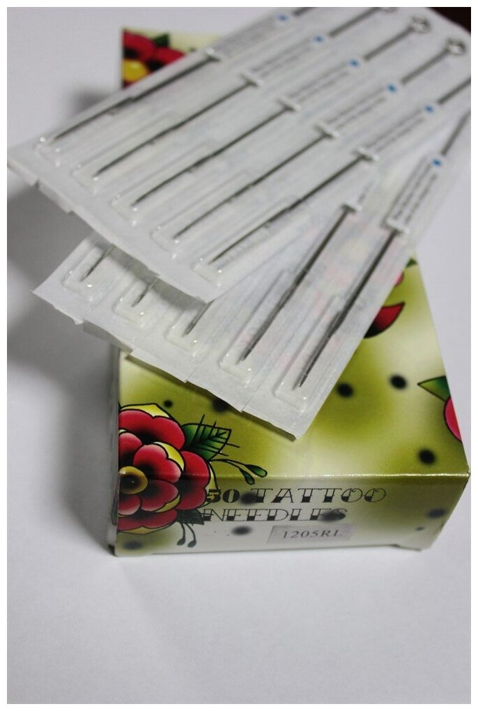 JTS Round Liner 0,3 Extra Long Taper иглы для тату контурные 50 шт 1007RL