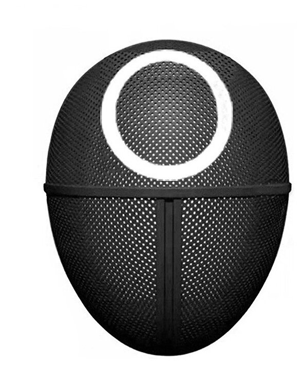 Карнавальные маски, Игра в кальмара; черный;1шт.