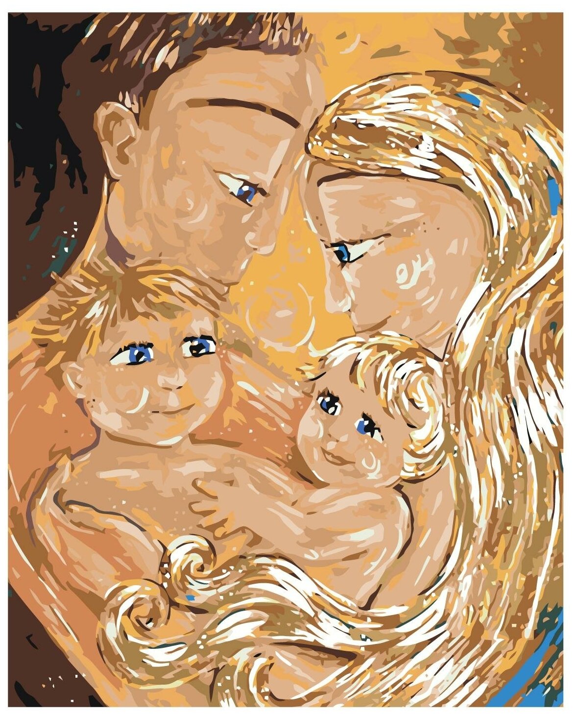 Картина по номерам, "Живопись по номерам", 40 x 50, Z-Z3211