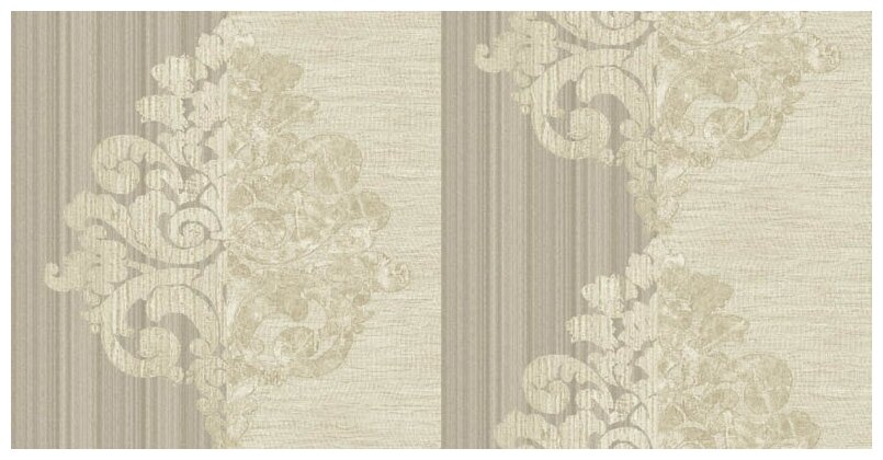 Обои бумажные KT Exclusive Renaissance RN60408, дамаски, 0,52 x 10,05 м, серые