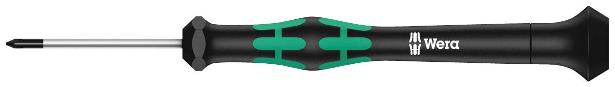 Отвертка крестовая Phillips WERA Kraftform Micro 2050 PH для электроники PH 000 345290