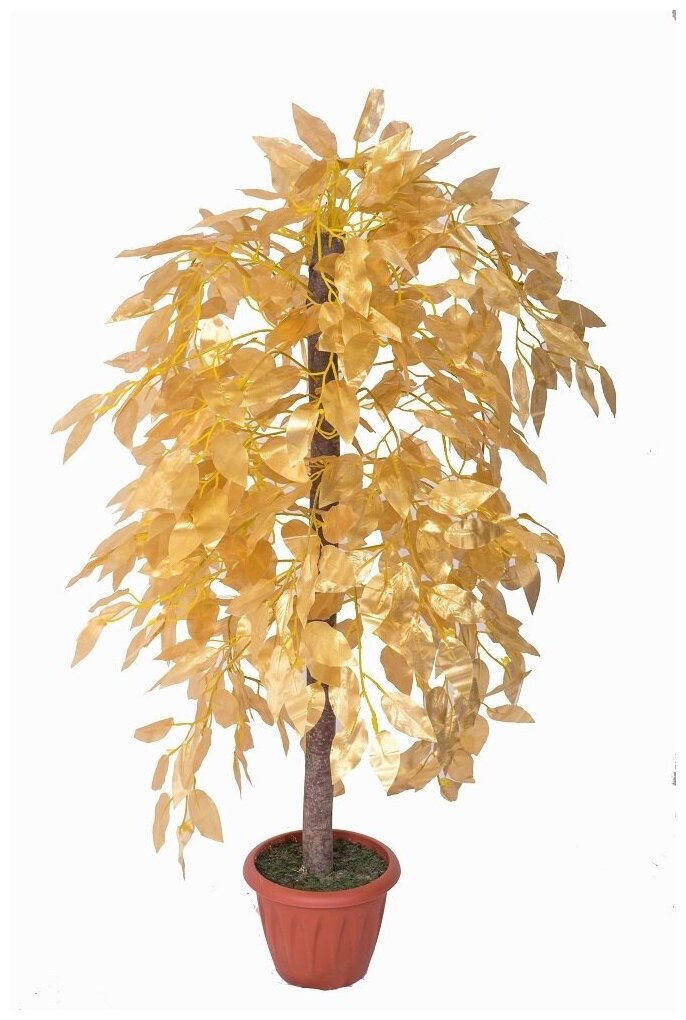 Искусственное золотое дерево А-00-81-3 /Искусственные цветы для декора/ Декор для дома
