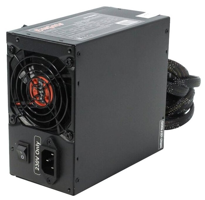 Блок питания ExeGate RM-500ADS, 500Вт, ATX, 2 вентилятора