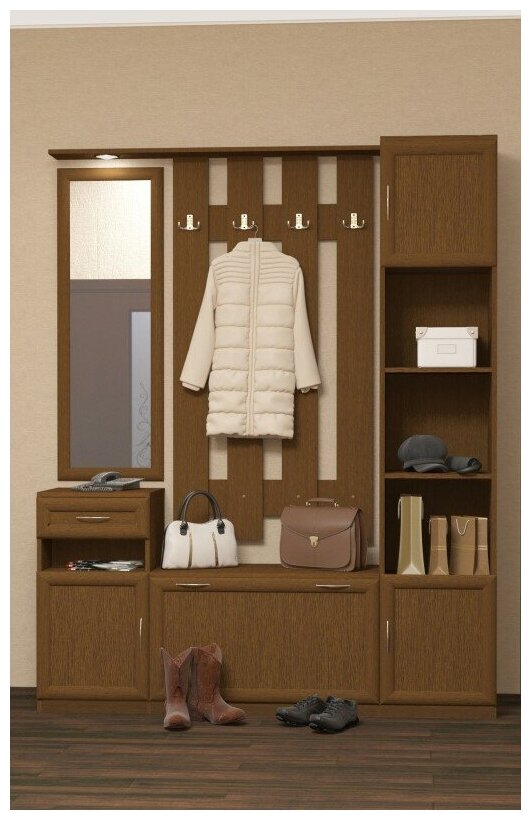 Прихожая Машенька-15 Рэд Фокс для одежды комплект мебели для прихожей, обувница, шкаф, гардеробная 160*200*35