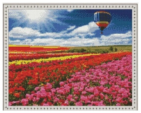 Алмазная мозаика Воздушный шар 40x50 см.