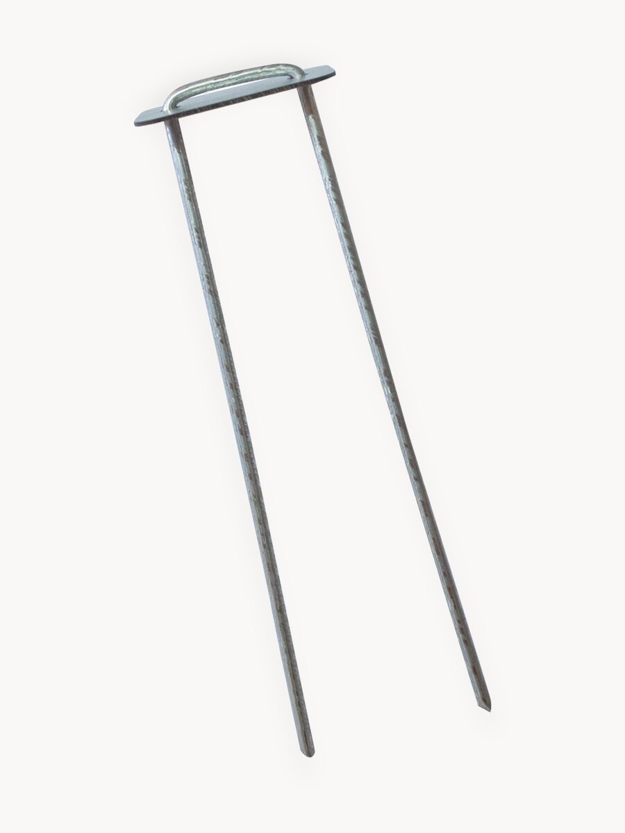 Скобы садовые крепежные FIX для геотекстиля Delta-Park GB, 60 штук, П-образные