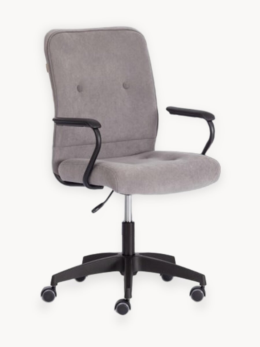 Кресло офисное Tetchair WIND флок , серый, 29