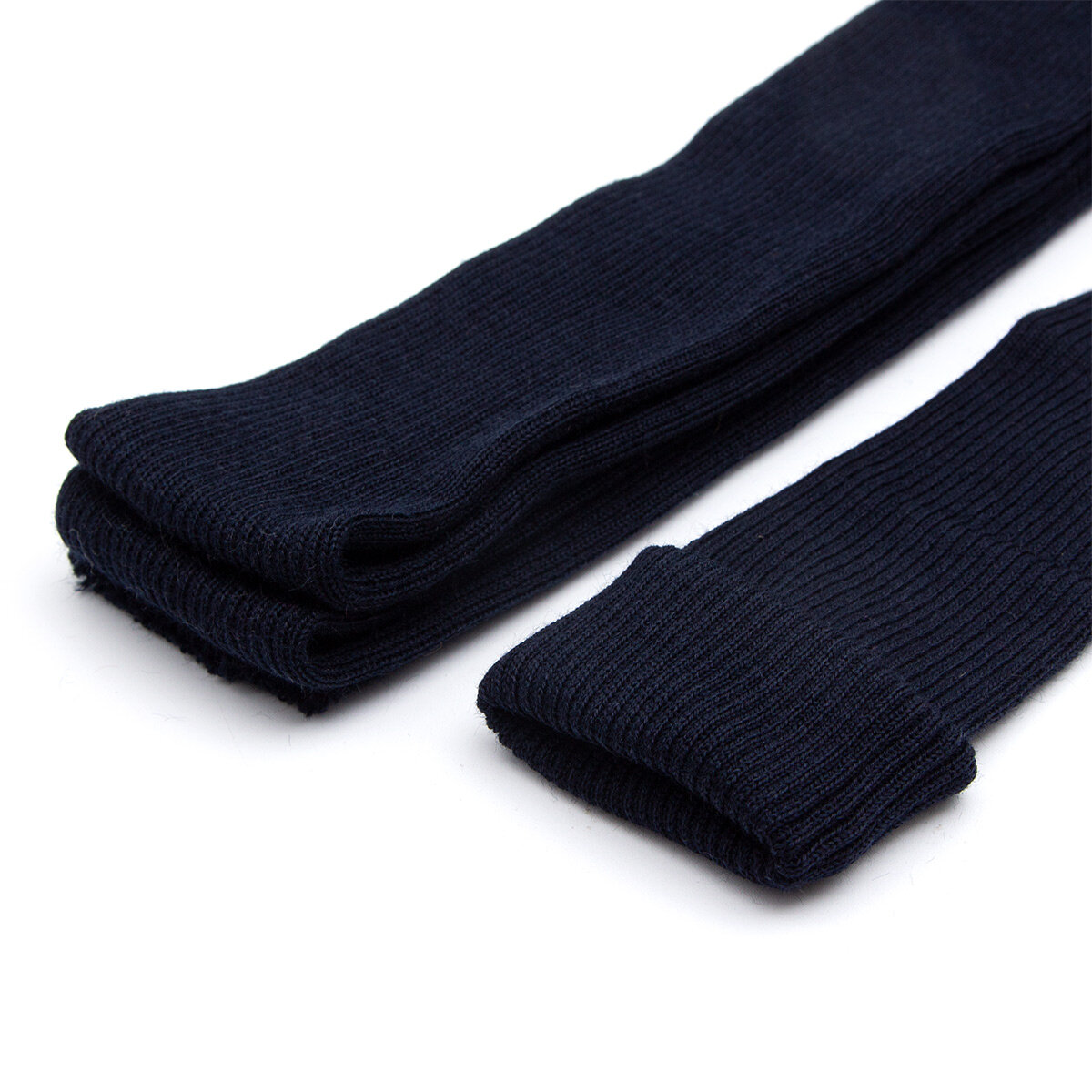 Манжет рукав тонкий (30% шерсть, 70% акрил), 14 кл, 2*2, 6,5см*3м (078 синий)