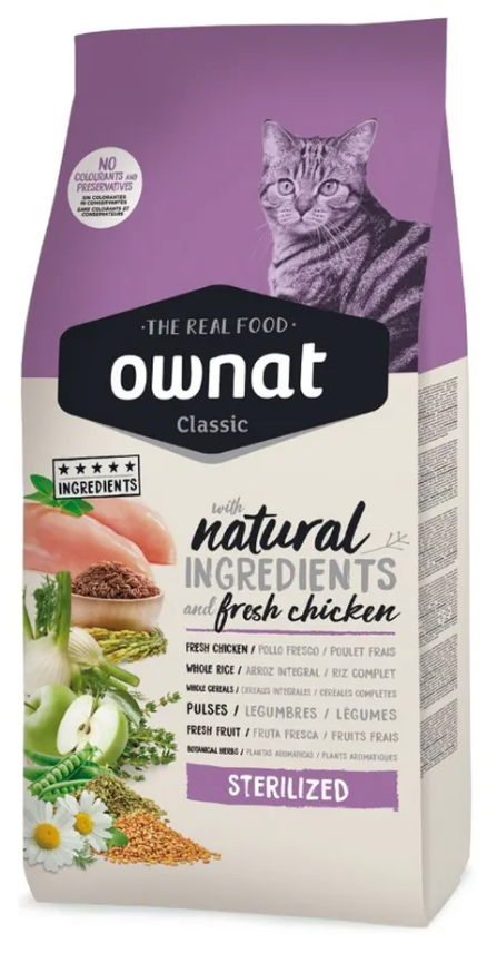 Adult Sterilized Classic Сухой корм для стерилизованных кошек, с курицей, 4 кг