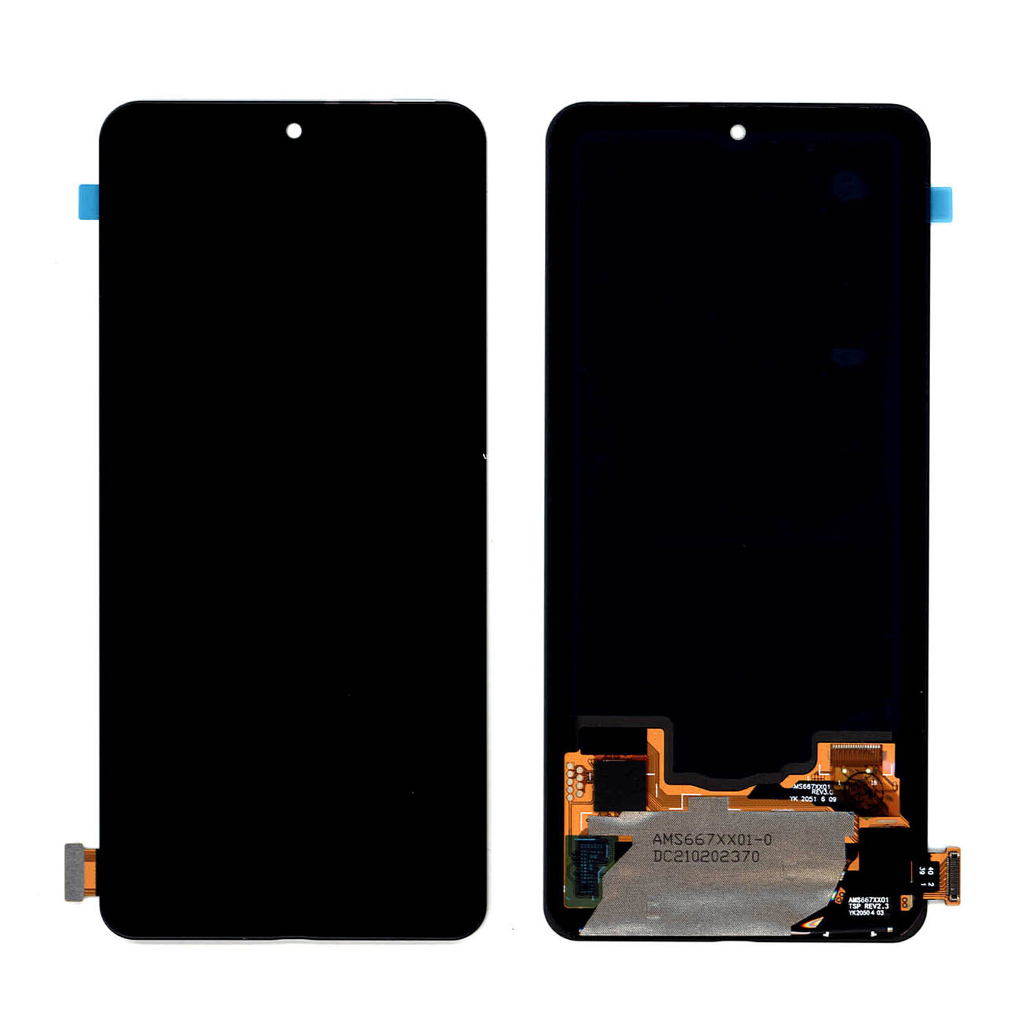 Дисплей (экран) в сборе с тачскрином для Xiaomi Redmi K40, K40 Pro, Mi 11i, Poco F3 черный (OLED) / 1080x2400