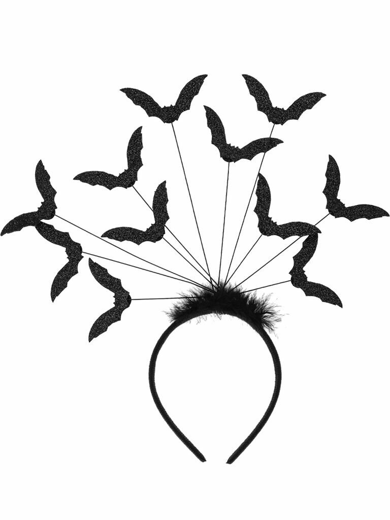 Карнавальный ободок Miland "Летучие мыши" черный, 20х29 см
