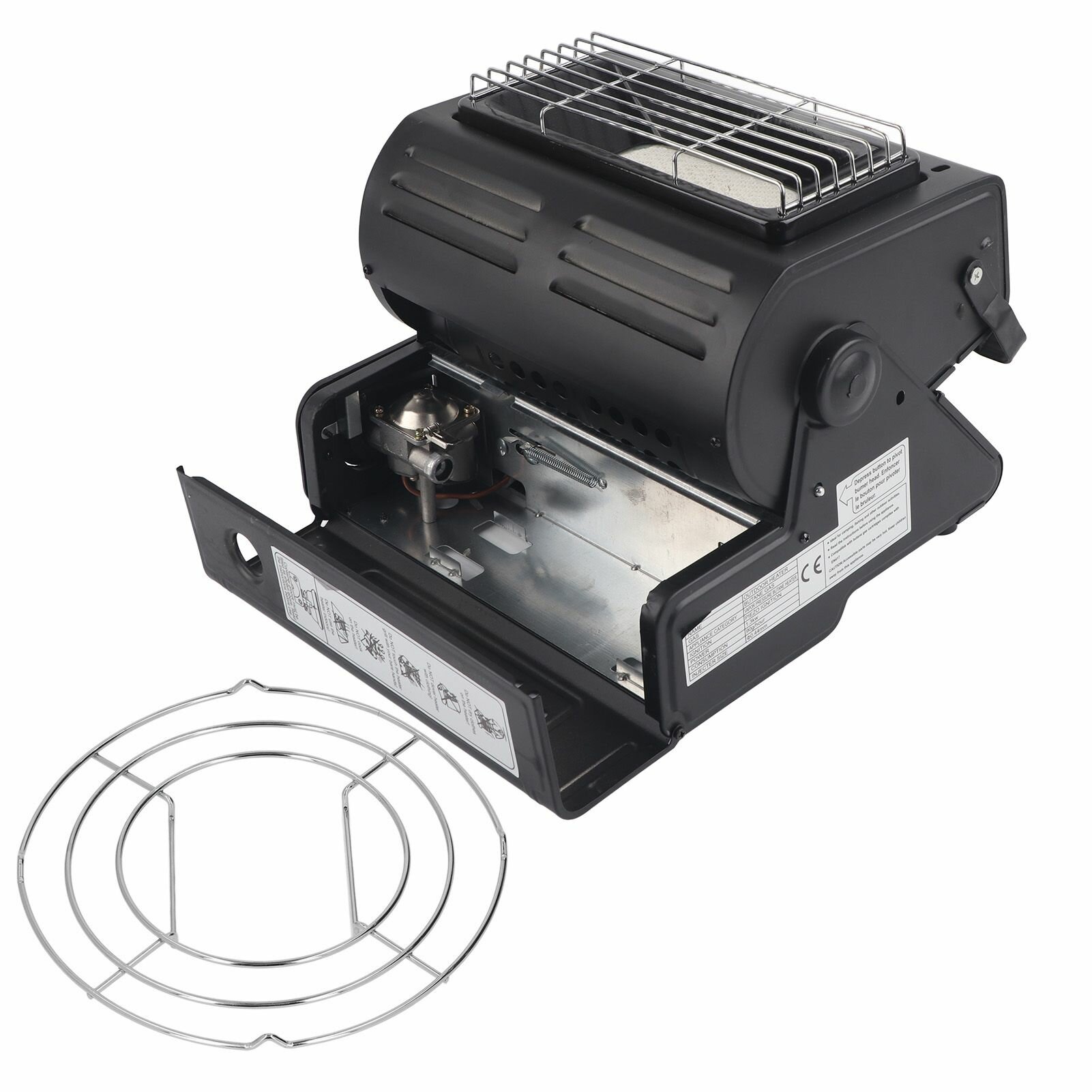 Портативный газовый нагреватель для кемпинга и рыбалки