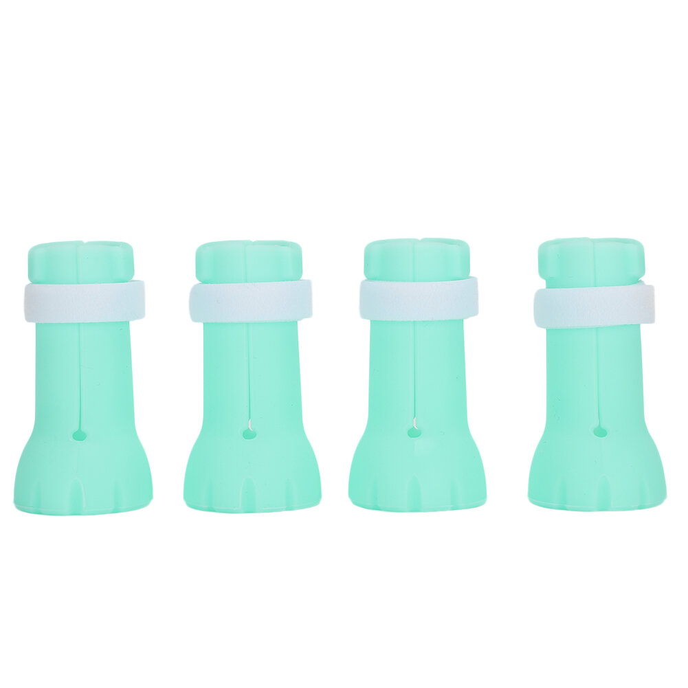 4Pcs Set Pet Cat Washing Claw Foot Cover Anti scratch Bath Nails Paw Protector Shoes Boots