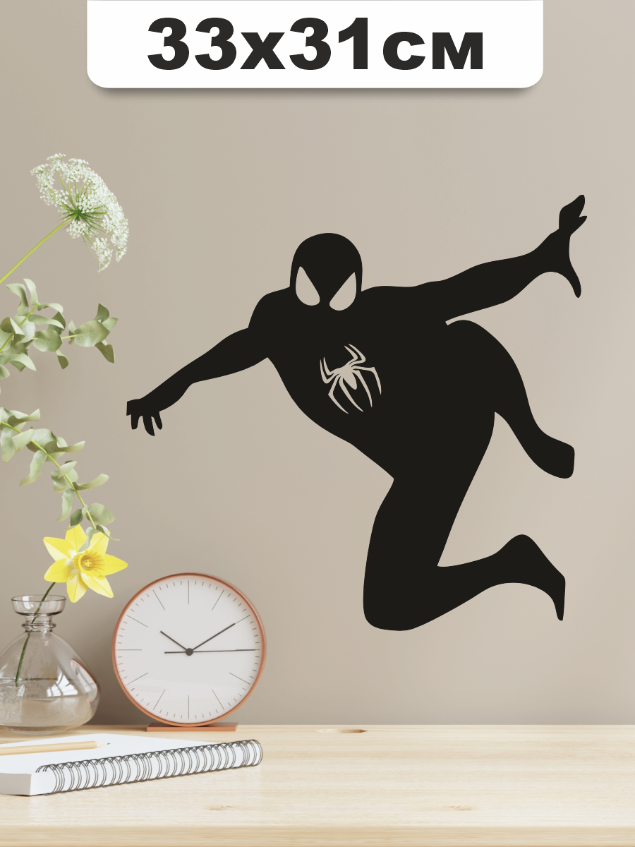 Наклейка на стену Человек паук марвел