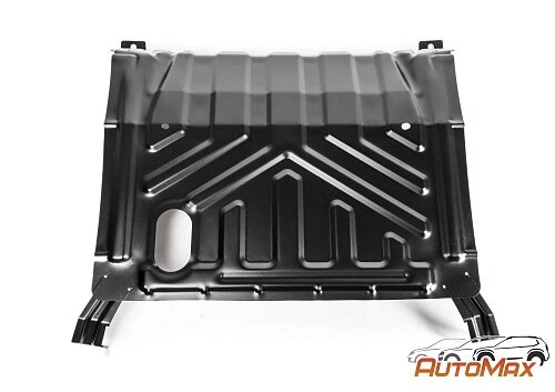 Защита картера и КПП AutoMax для ВАЗ 2110 1995-2014/Лада Приора (Лада Приора) 2007-2018, сталь 1.4 мм, без крепежа, штампованная, AM.6039.1