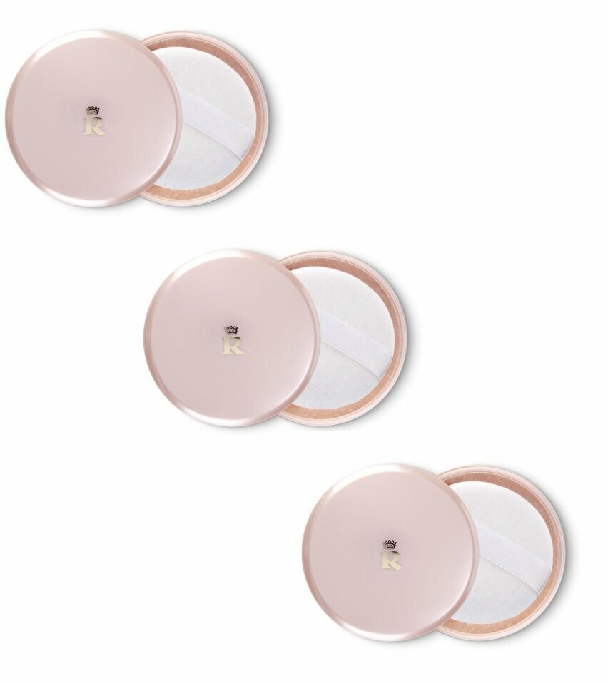 Пудра порошковая Relouis Classic тон 025 натуральный бежевый , 3шт