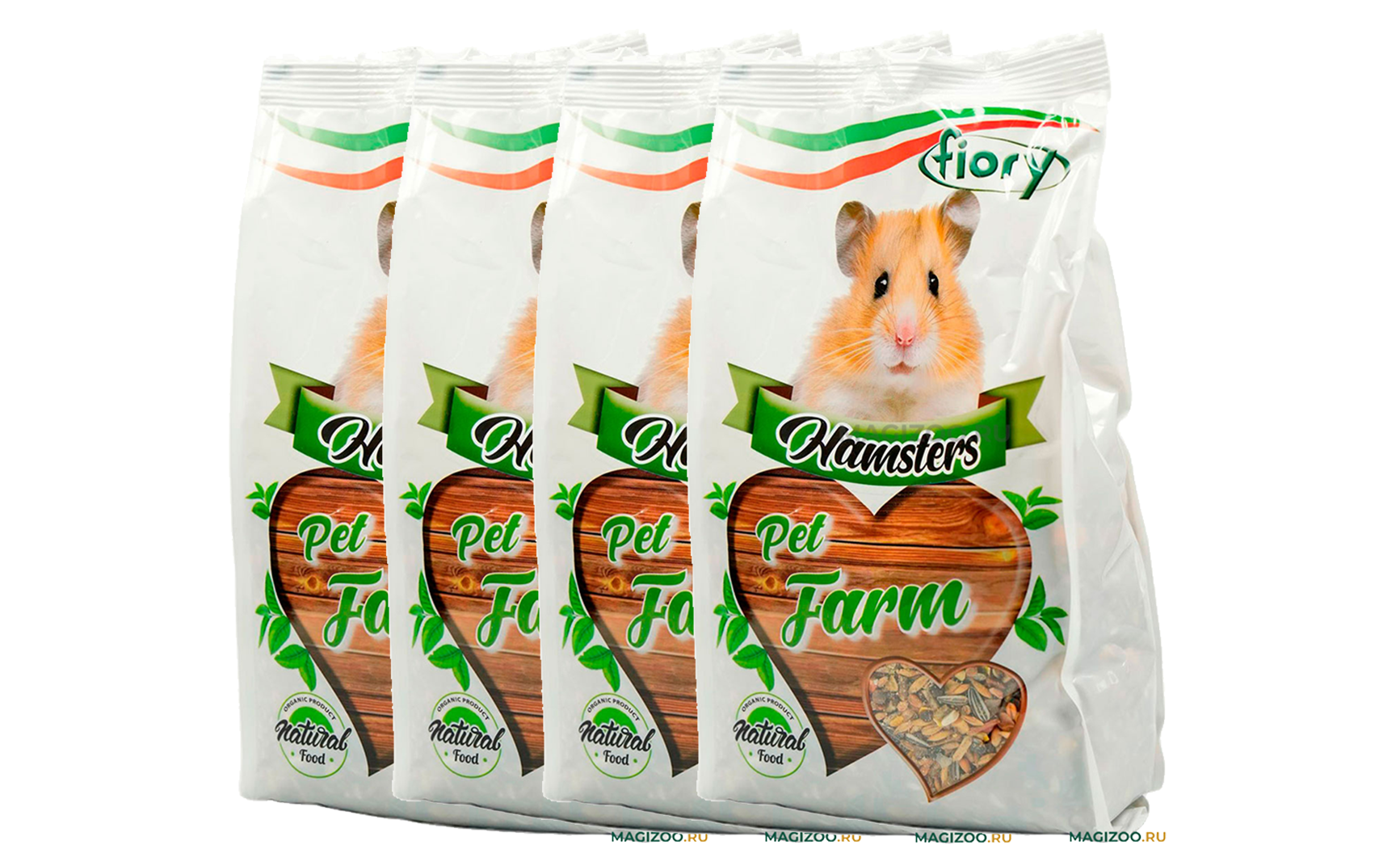 FIORY корм для хомяков Pet Farm 1 кг x 4 шт.