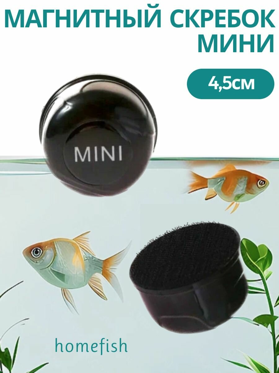 HOMEFISH Магнитный скребок мини 4,5см