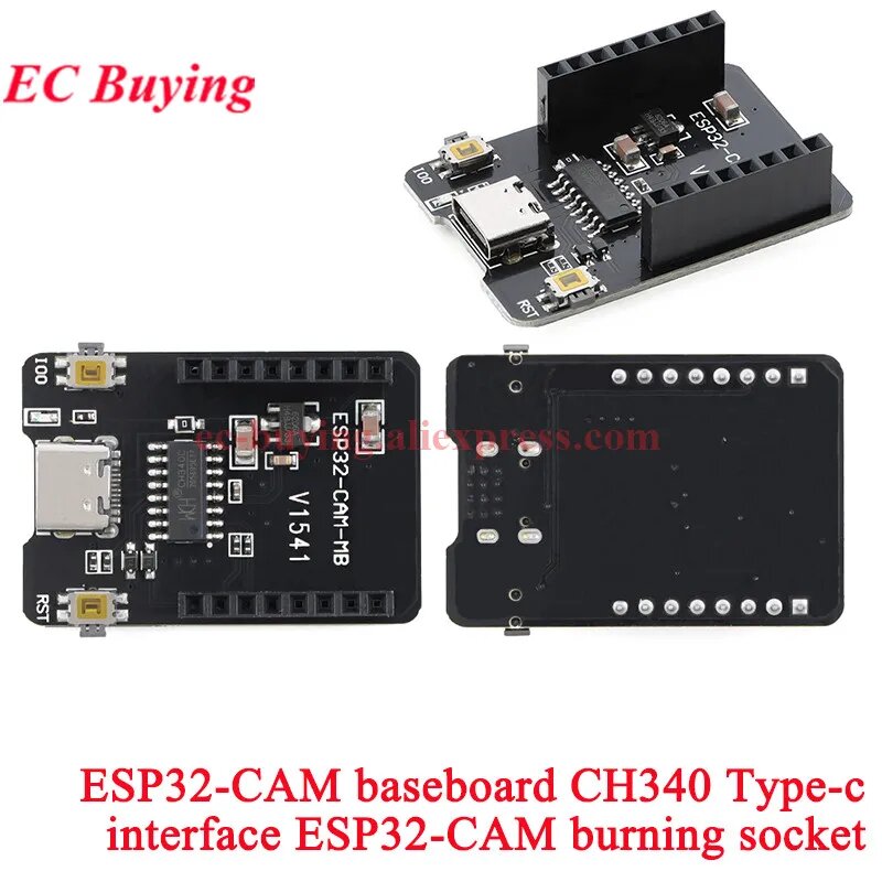 ESP32-CAM-MB Модуль микрокамеры CH340 Type-C USB