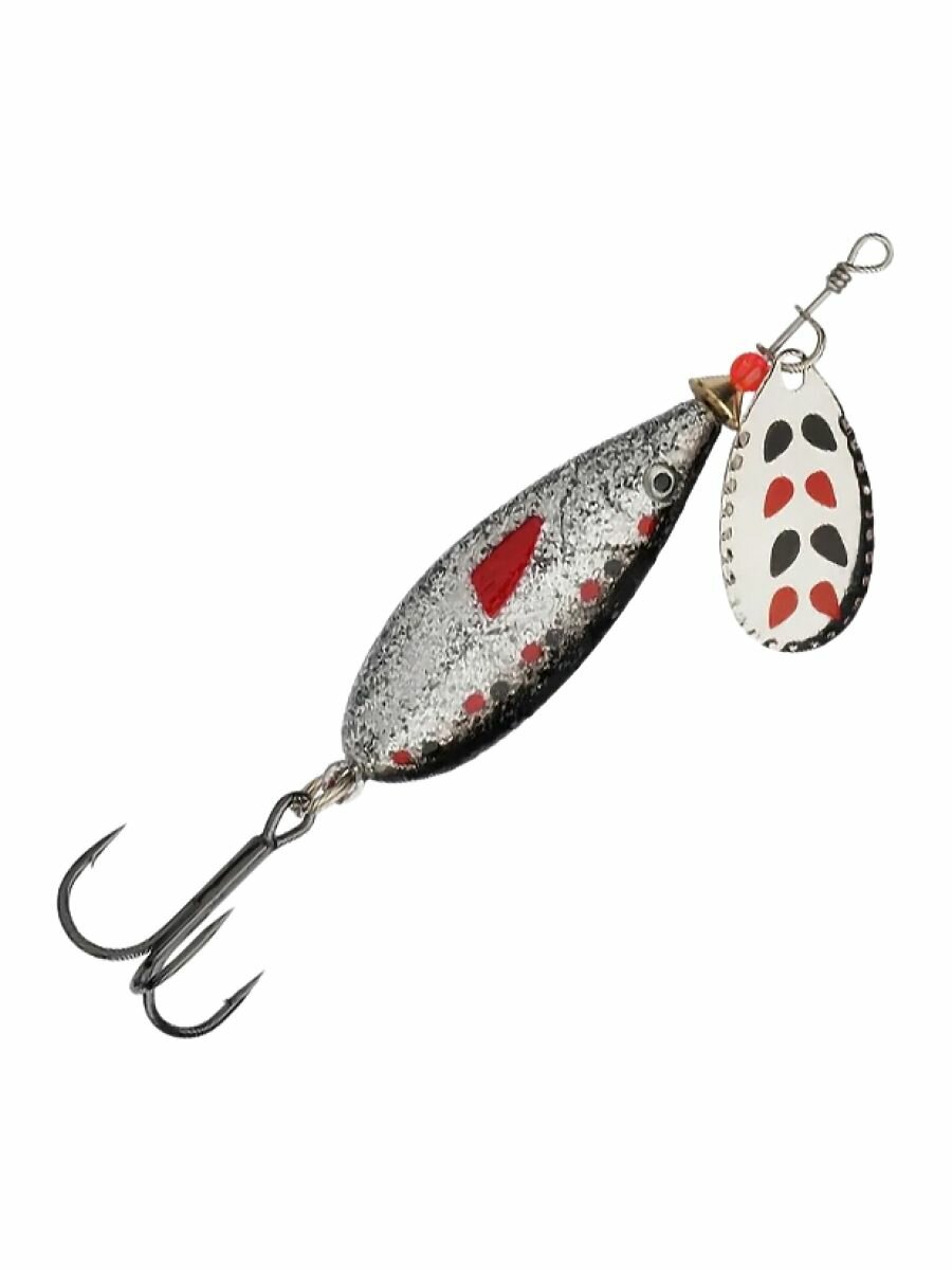 Блесна вращающаяся Abu Garcia Droppen Maxi, 12 г, Black Back Minnow