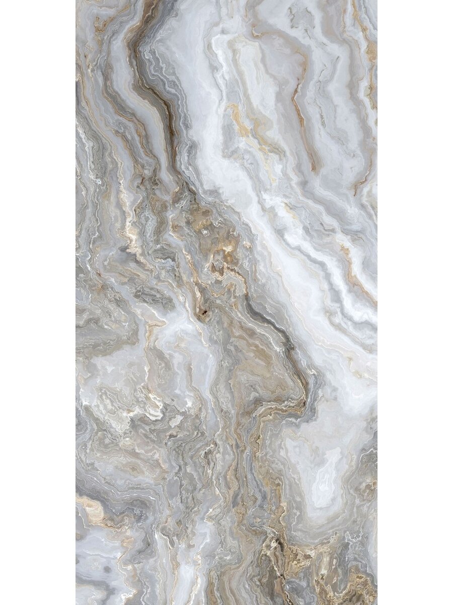 Керамогранит Neodom Arabesque Grey Polished 60x120 N20352 мрамор Глазурованная, Износостойкая, Морозостойкая, морозостойкая