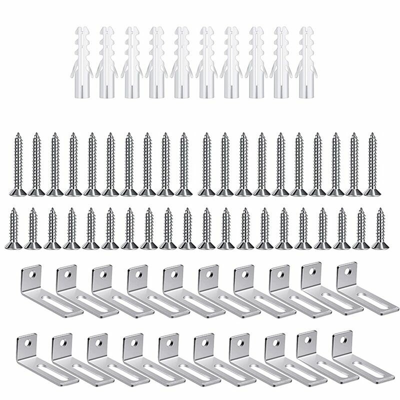 Оптовый набор из 20 креплений для монтажа доски на стену