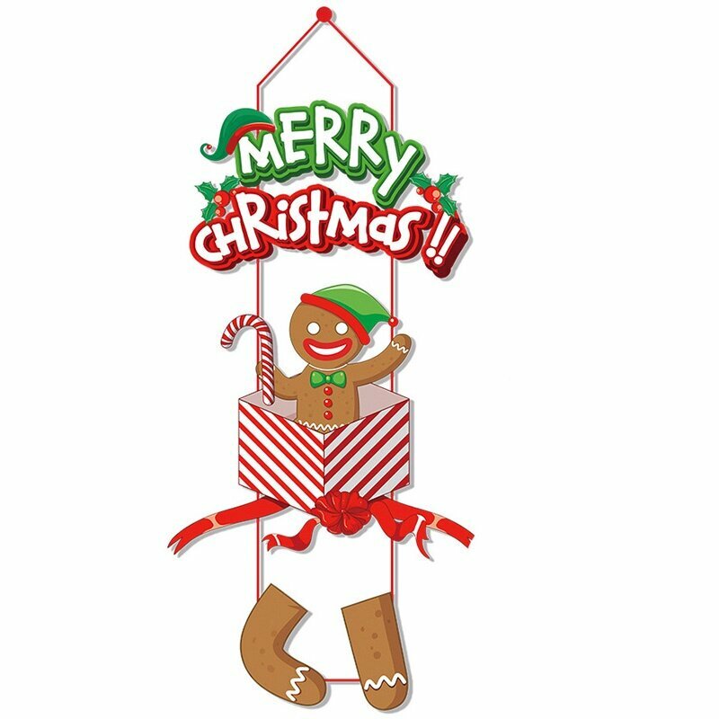 Украшение для двери christmas door decorations style a