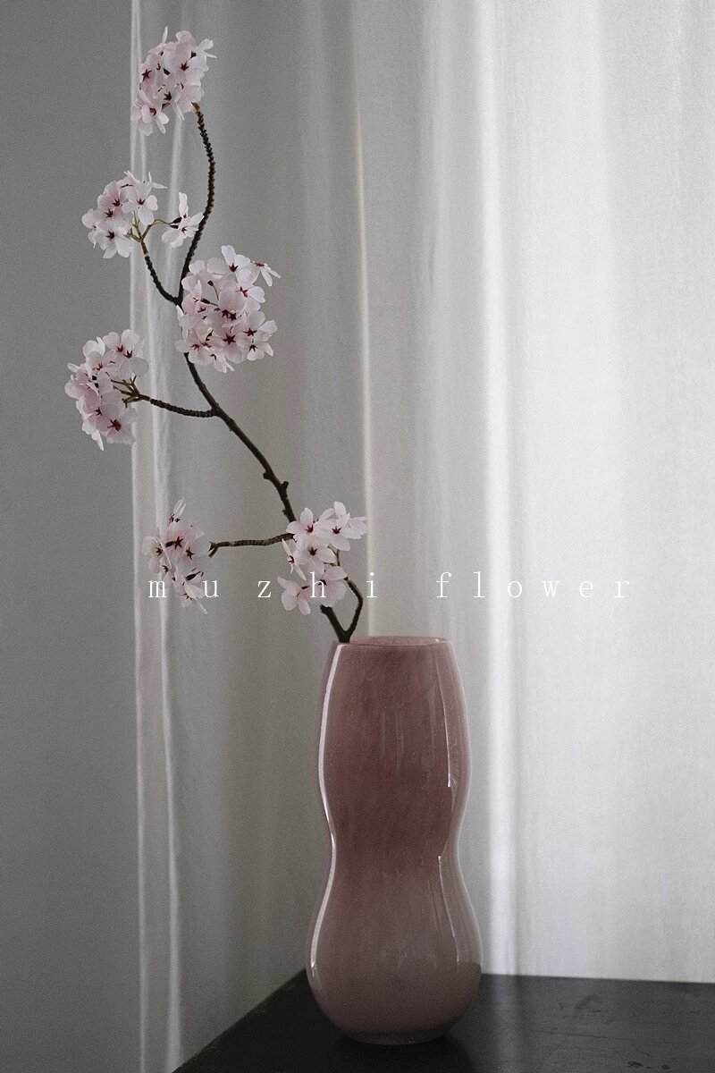 Искусственные цветы из грушевых цветков, имитированные цветочные композиции, цветы из персиковых и сливовых цветков,