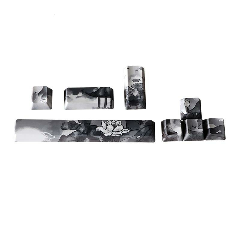 8-клавишные PBT кейкапы с пятисторонней сублимацией OEM профиль 6.25 пробел, 1