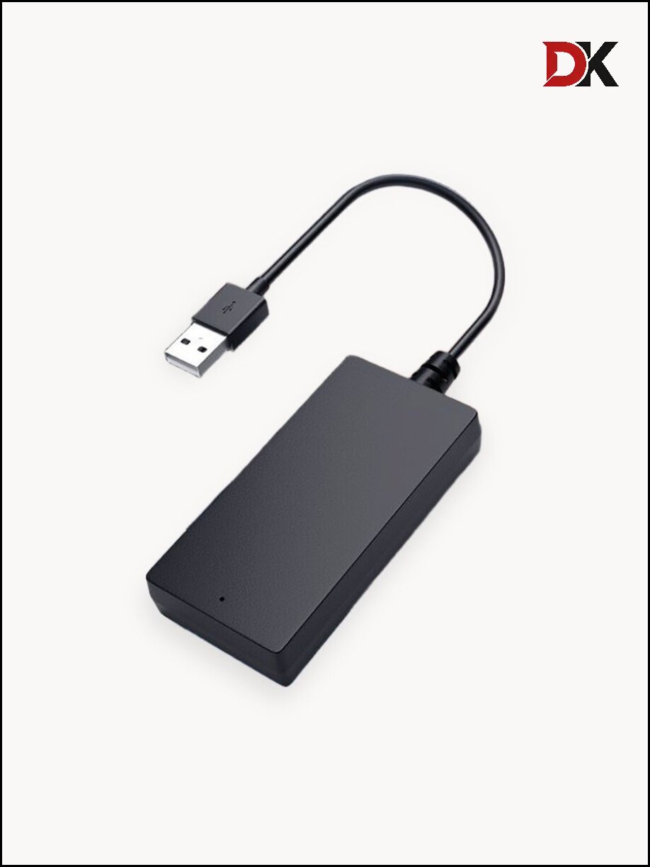 Адаптер автомобильный CarBit Link, для CarPlay и Android Auto, USB Type A, Bluetooth 5.0, черный