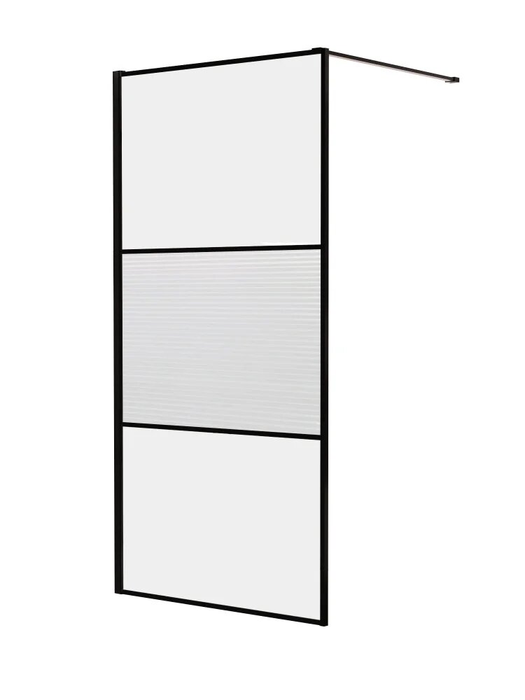 Душевая перегородка RGW Свободный вход (Walk In) WA-09B 118 см, стеклянная