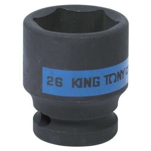 Головка торцевая ударная шестигранная 1/2, 26 мм King Tony 453526m