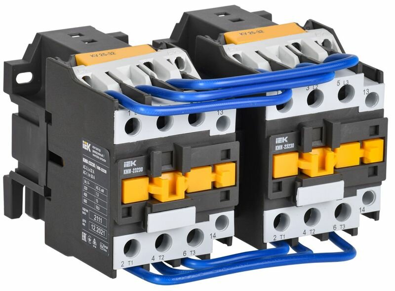 Контактор КМИ-23230 реверс 32А 400В/АС3 2НО KARAT IEK KKM23-032-400-20-1