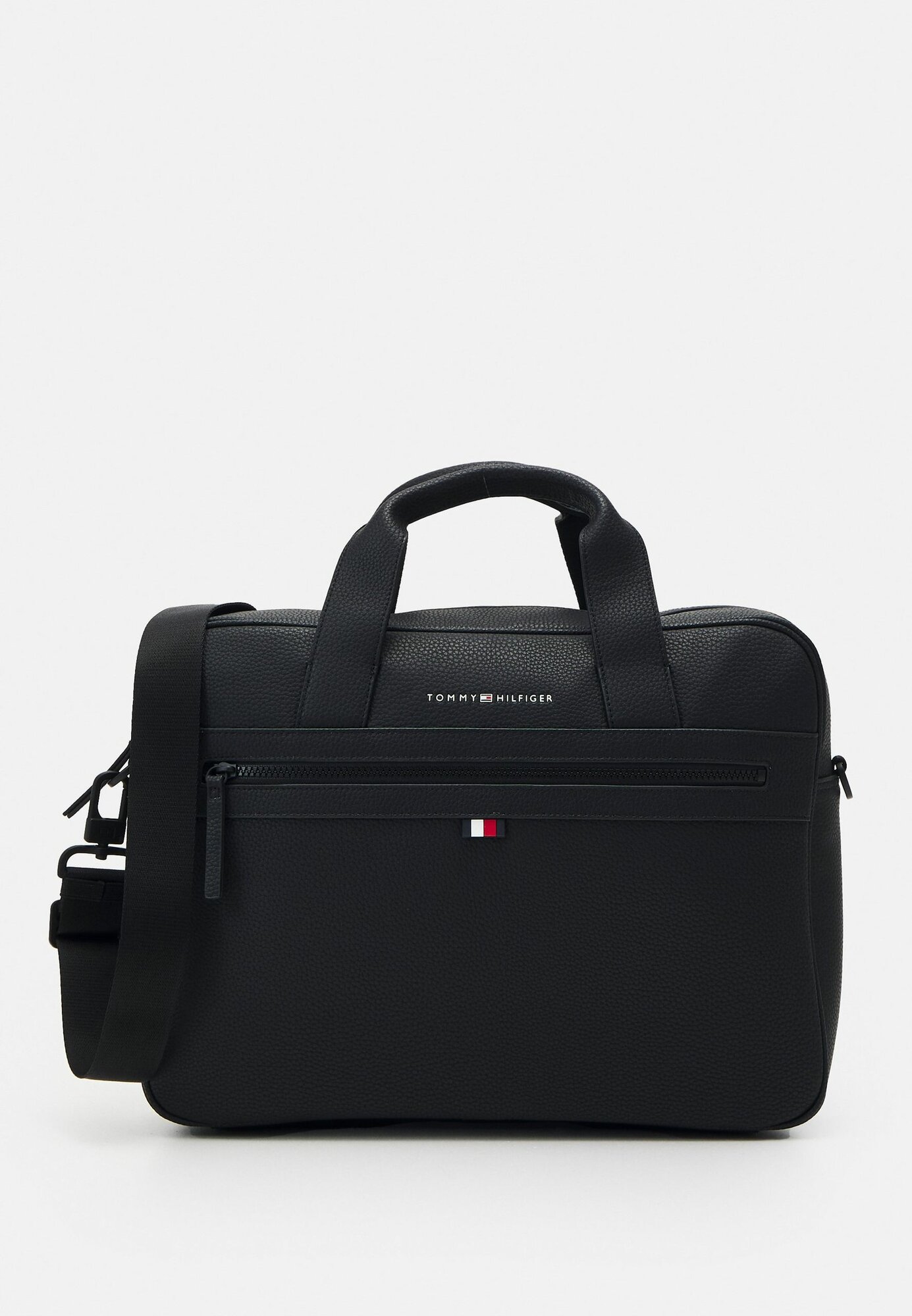 Сумка-портфель для ноутбука Tommy Hilfiger унисекс, размер 41х11х34 см, цвет черный, AM0AM09507-BDS