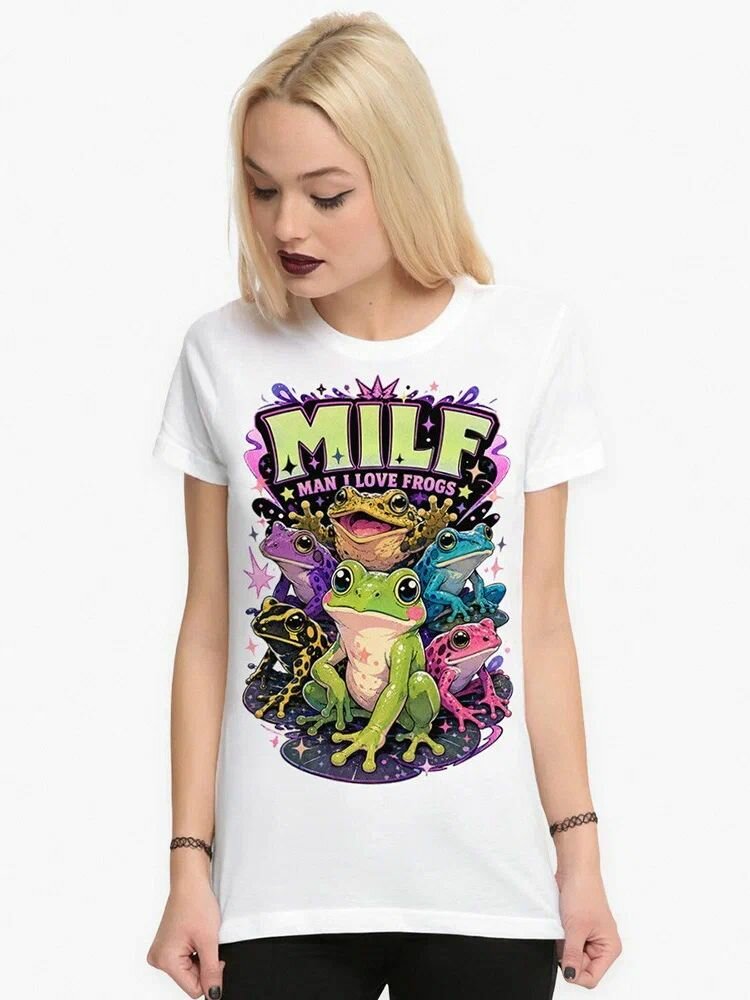 Футболка Я люблю Лягушек / MILF