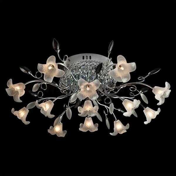 Свет. Галоген - 4901/13 хром/зеленый-синий