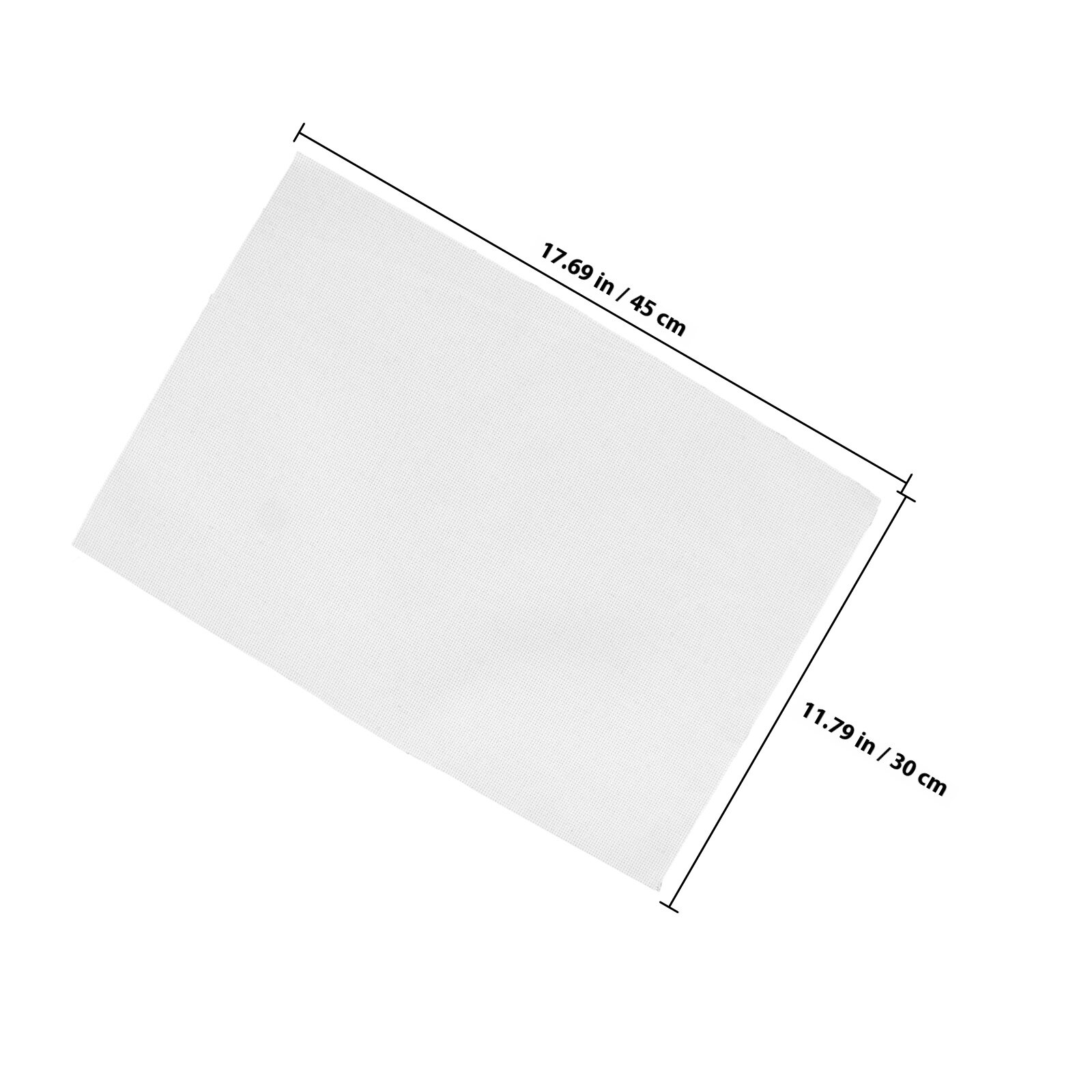 Белое Ткань Для Вышивания Крестом 2 Листа Размер 45.00X30.00X0.10Cm