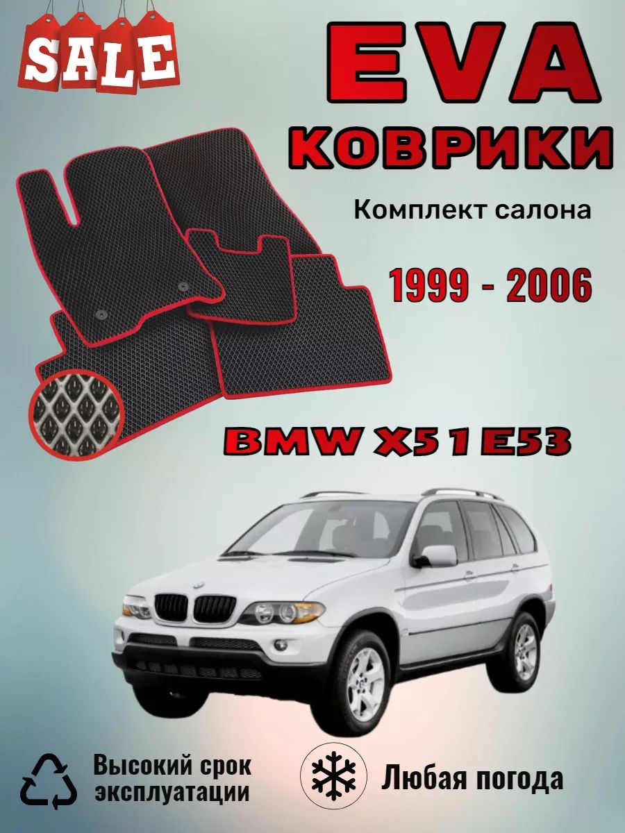 Evo Eva Эво Эва коврики BMW X5 1 E53 БМВ Х5 Е53